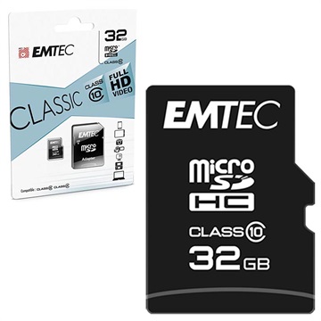 Emtec Classic Class 10 MicroSD Card - ECMSDM32GHC10CG