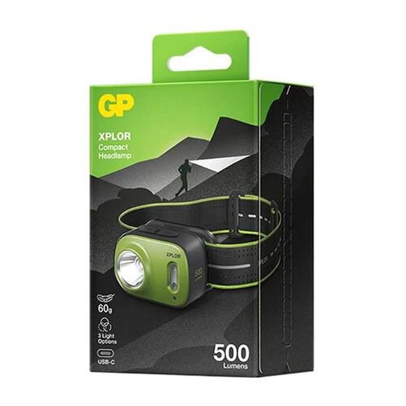 GP XPLOR PHR17 Rechargeable LED Headlamp - 500 Lumens
