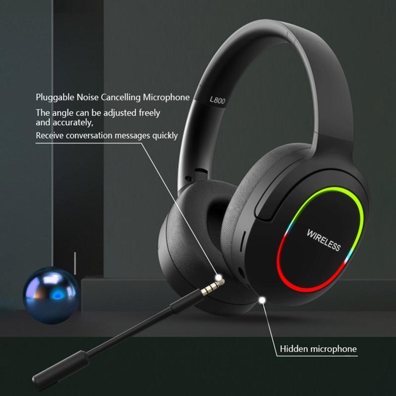 L800 Wireless Headset Music Gaming Headset Folding Bluetooth Headphone ...