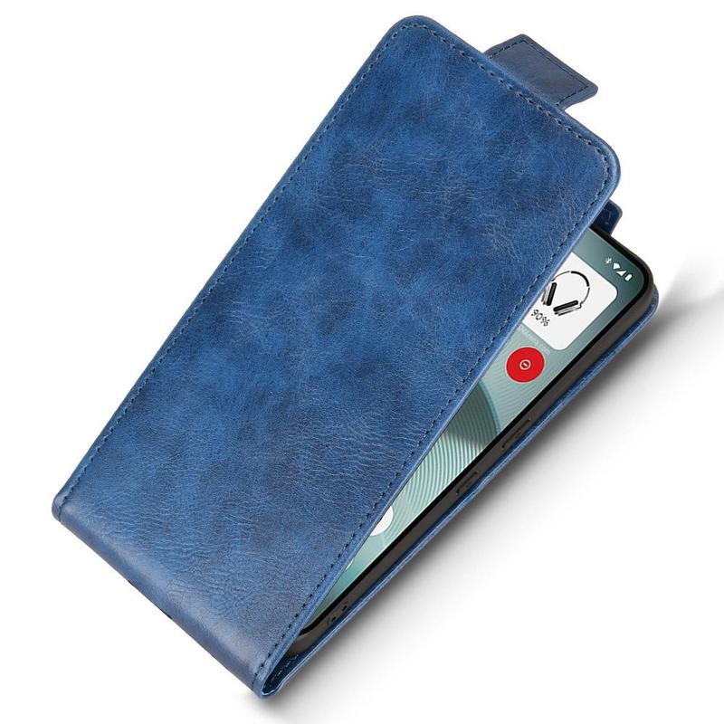 Nothing Phone (3a) Lite Vertical Flip Case with Stand - Dark Blue