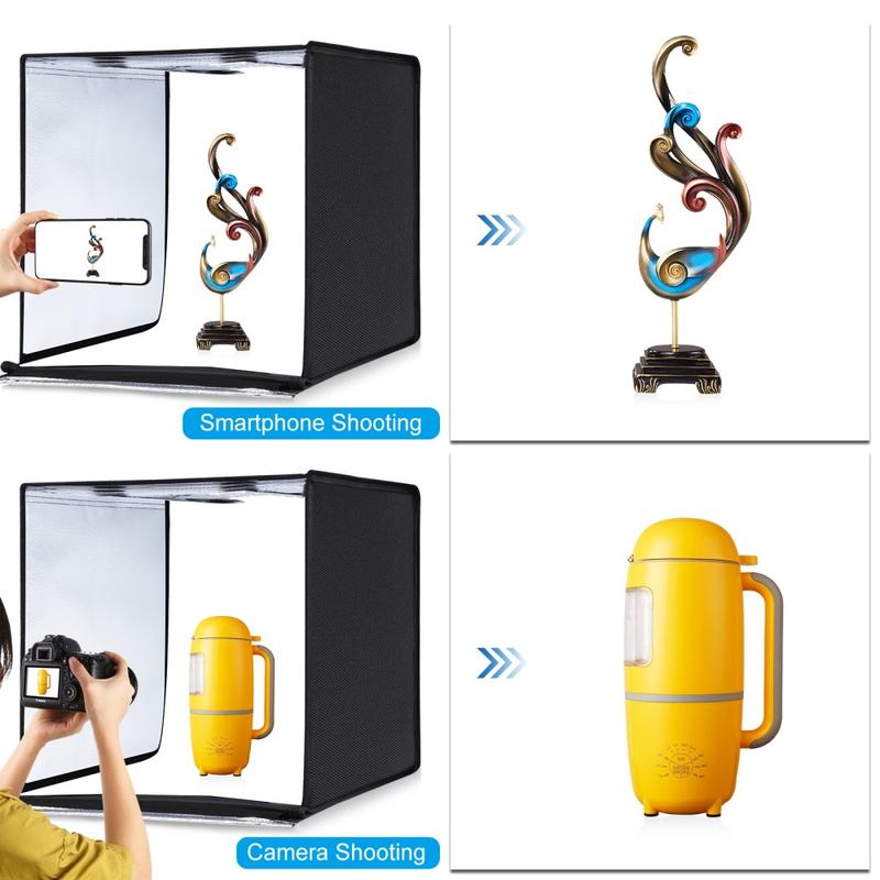 Puluz PU5060 Portable Photo Booth / Softbox - 60cm, 60W, 5500K