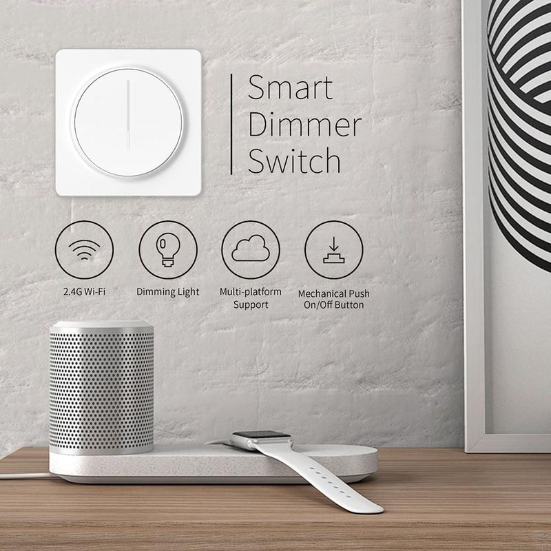 RSH-EU-SD02 Smart WiFi Touch LED Dimmer Switch - 86x86mm - White