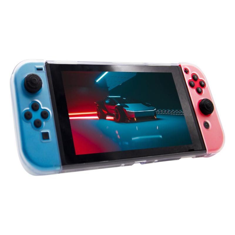SW369 6-in-1 Clear Case Kit for Nintendo Switch , Anti-Scratch Shell ...