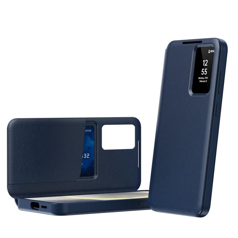 Samsung Galaxy S26/S26 Pro Smart Clear View Flip Case with Card Slot ...