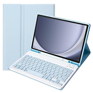 Samsung Galaxy Tab A9+ Futrola sa Bluetooth Tastaturom - Svetloplava