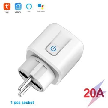 Smart Plug 16A/20A WiFi Outlet Socket Plug for Amazon Alexa Google ...
