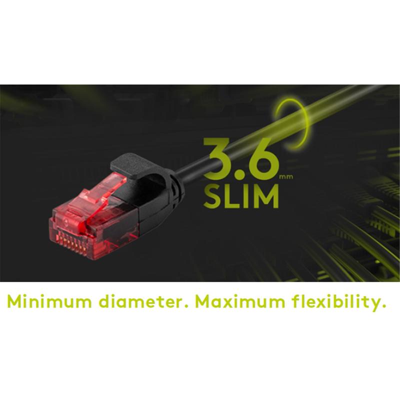 Goobay RJ45 U/UTP CAT 6 Tanki Mrežni Kabl - 10m