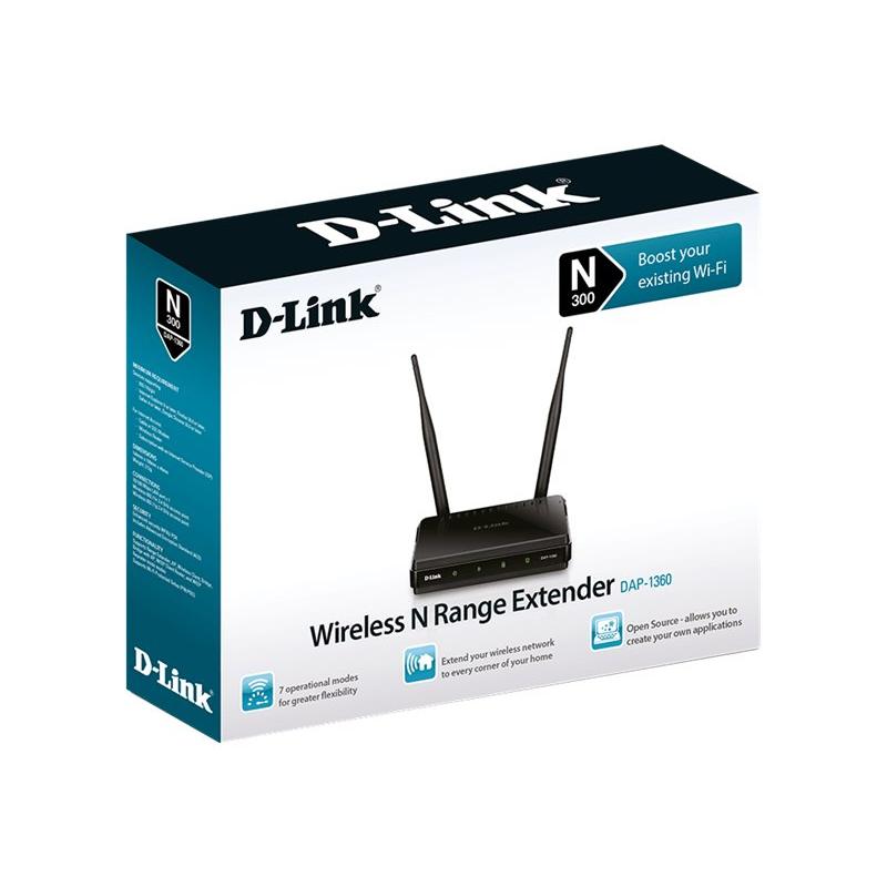 D-Link DAP-1360 Bežični N Proširivač Dometa - Crni