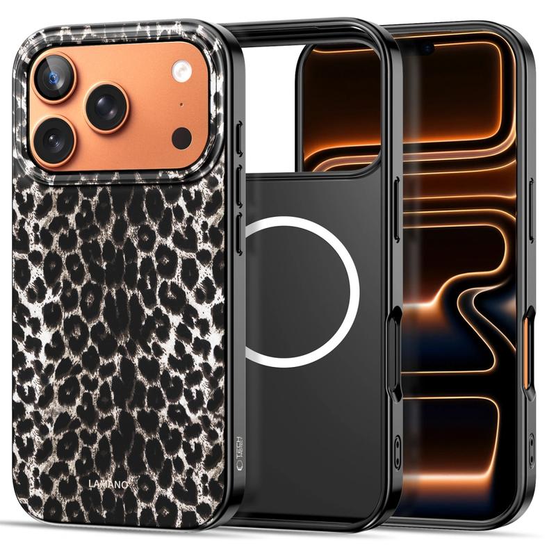 iPhone 17 Pro Tech-Protect Lamano MagSafe Case - Leopard