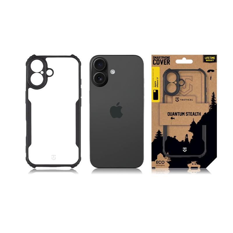 iPhone 17 Tactical Quantum Stealth Case with Reinforced Corners - Clear ...